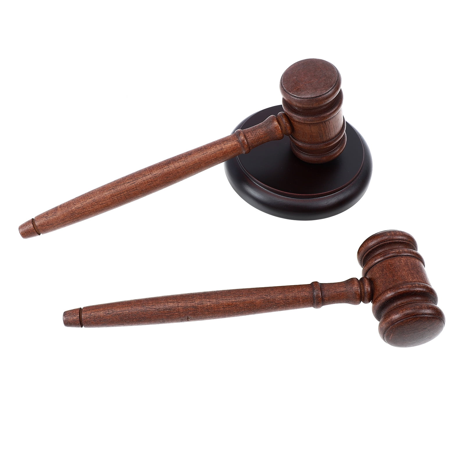 OUNONA Vintage Design Court Hammer Use with Wood 3Pcs - Walmart.com