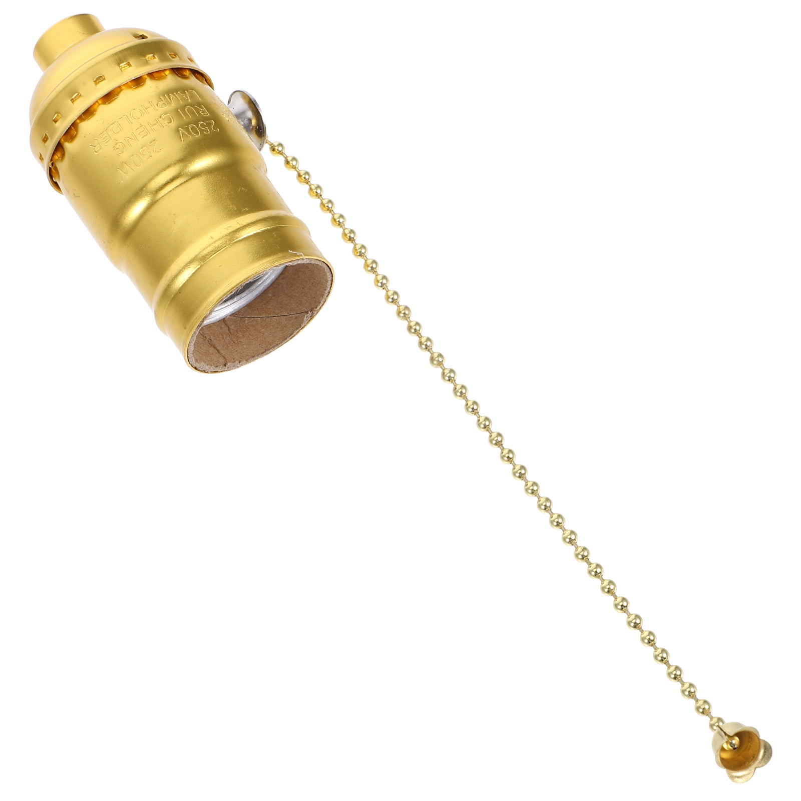 OUNONA Vintage Light Bulb Socket Pull Chain Base E26 Lamp Holder for ...