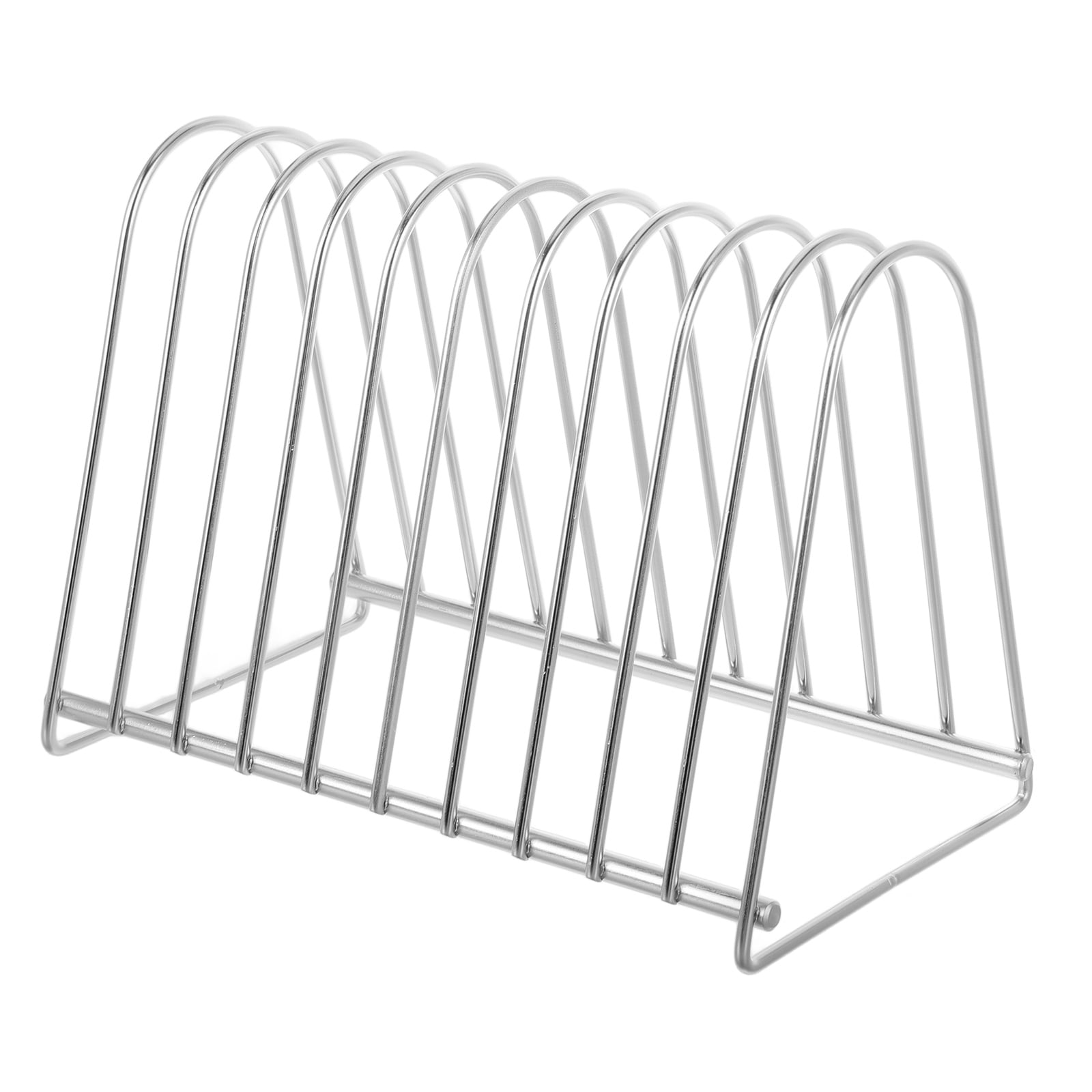 OUNONA Vinyl Record Display Rack 18.50X13.00X10.00CM Silver - Walmart.com
