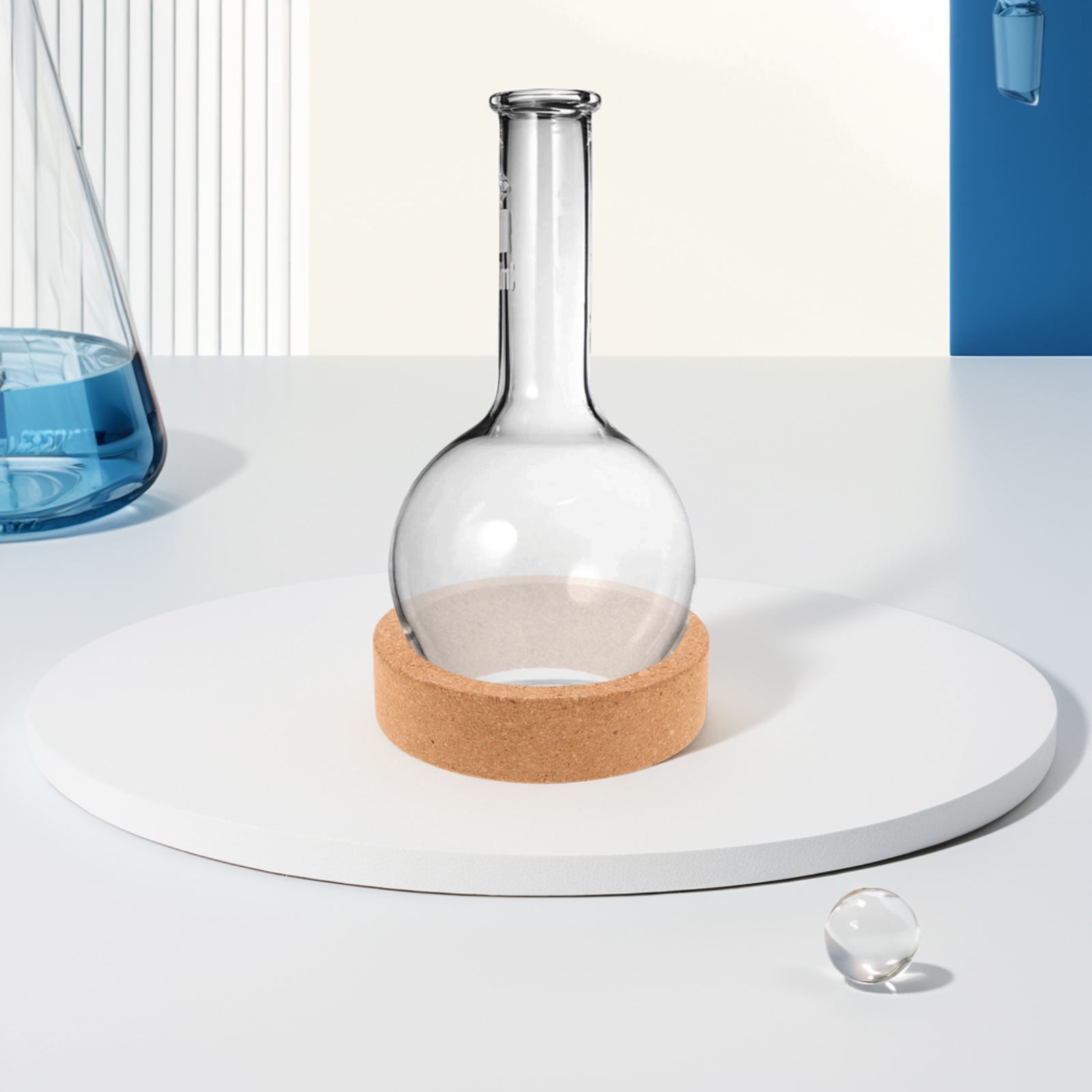OUNONA WORGEOUS 2pcs Laboratory Flask Cork Stand and Cork Ring Holder ...