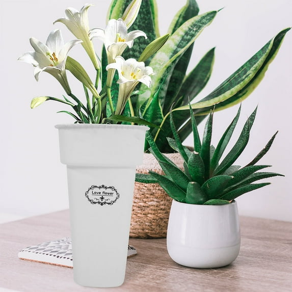 OUNONA Waking Flower Bucket Large Flower Arranging Bucket Desktop ...