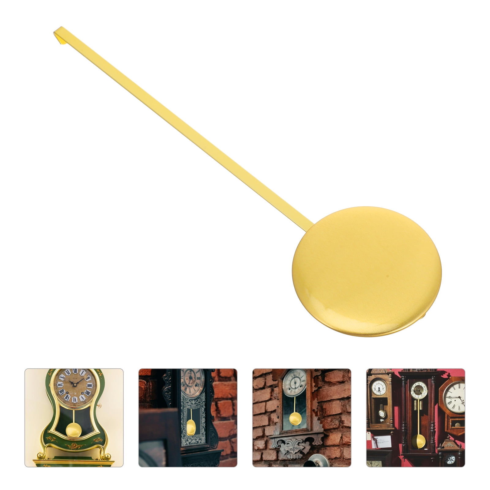 OUNONA Wall Clock Pendulum Part Clock Replacement Pendulum Metal ...