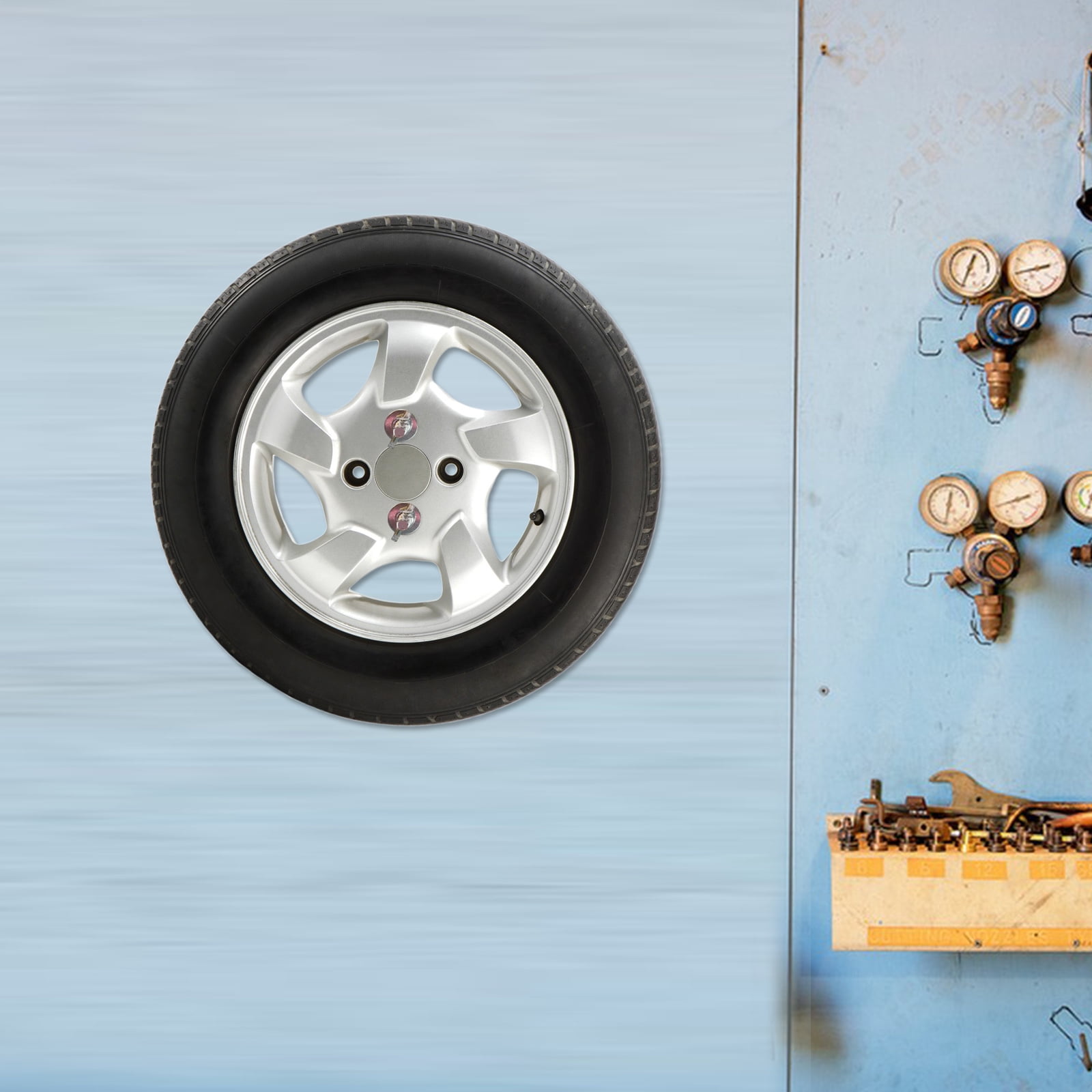 OUNONA Wall Mount Spare Tire Carrier For Trailer Spare Tire Mount ...