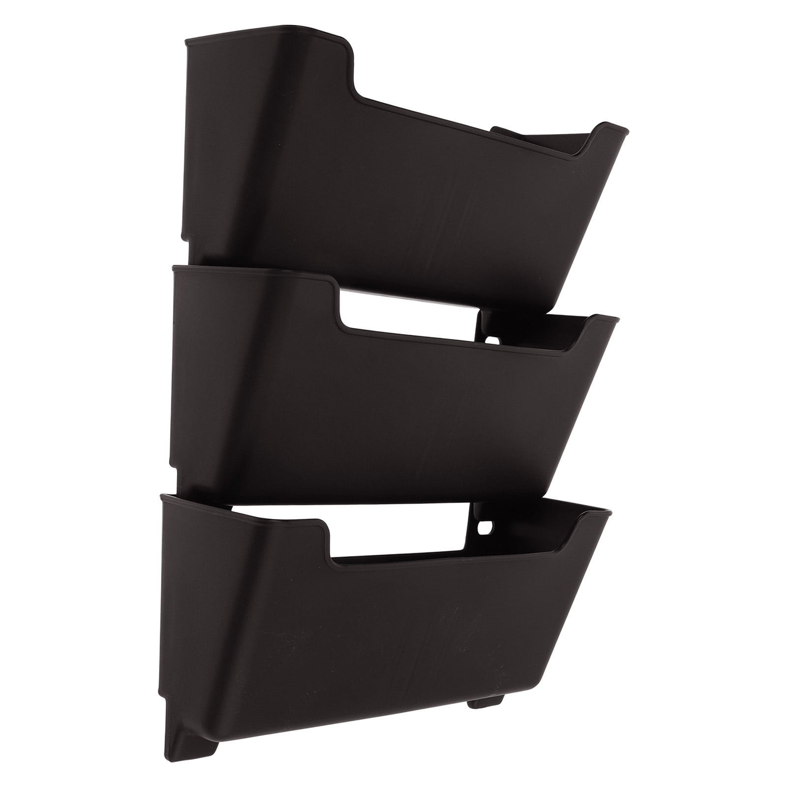 OUNONA Wall Mounted File Organizer Rack for Documents and Magazines 1 ...
