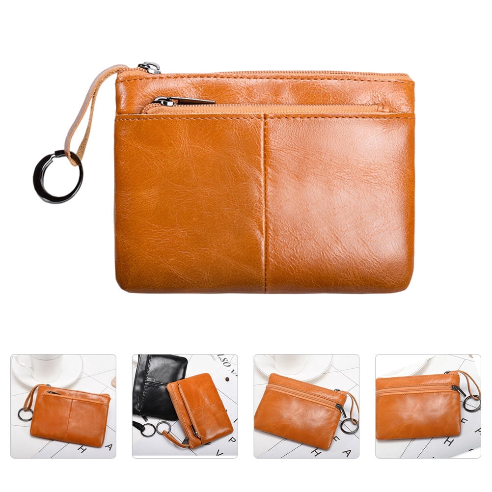 OUNONA Wallet Minimalist for Men Purses Miss Man Light Brown - Walmart.com