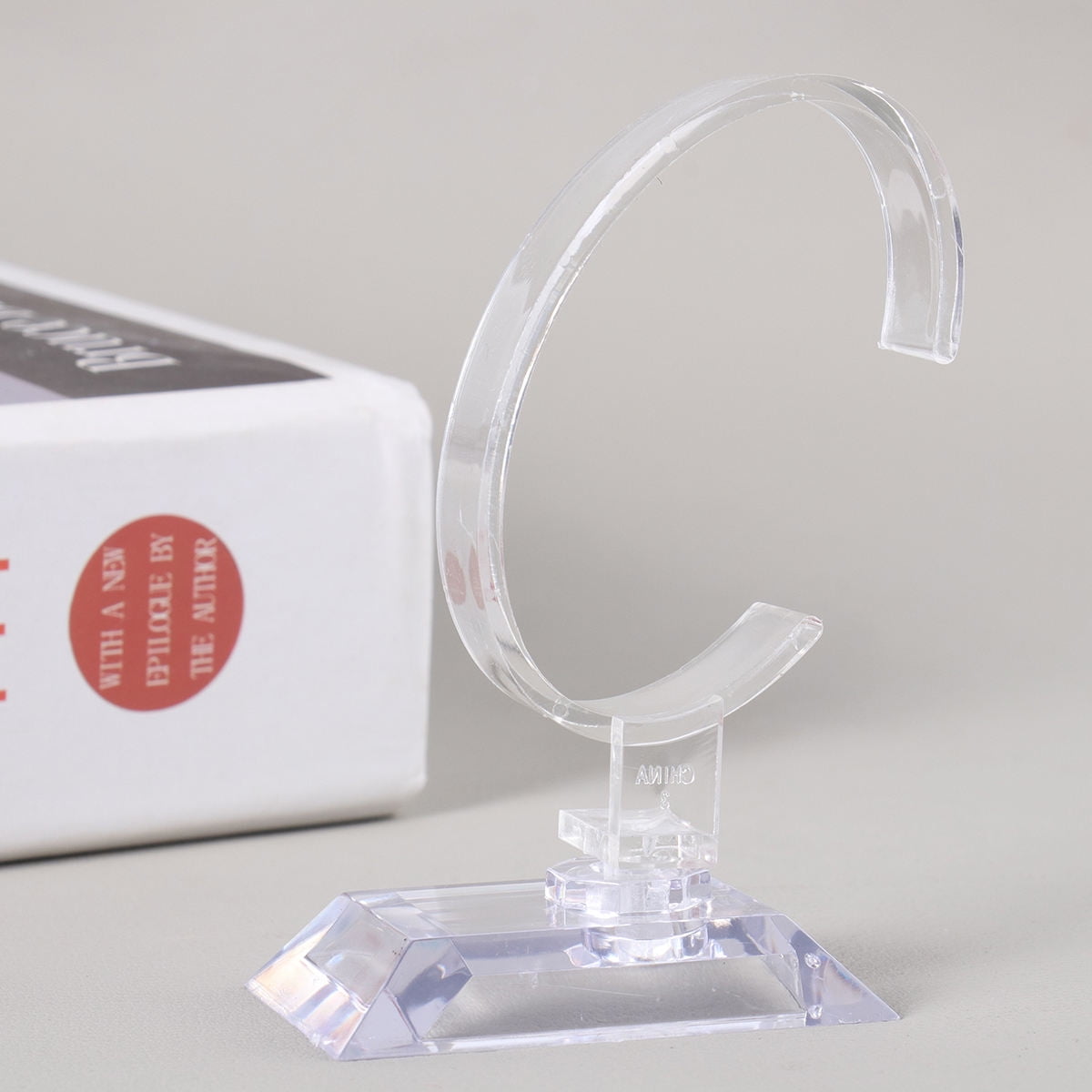 OUNONA Acrylic Watch Display Stand Clear Transparent Watch Rack Holder ...