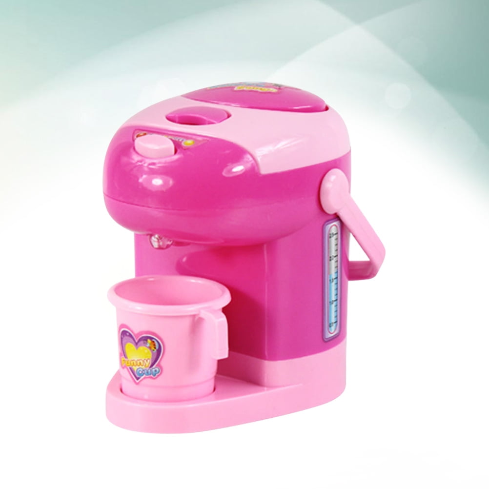 OUNONA Pink Mini Water Dispenser Toy for Kids Playing Appliances Set ...