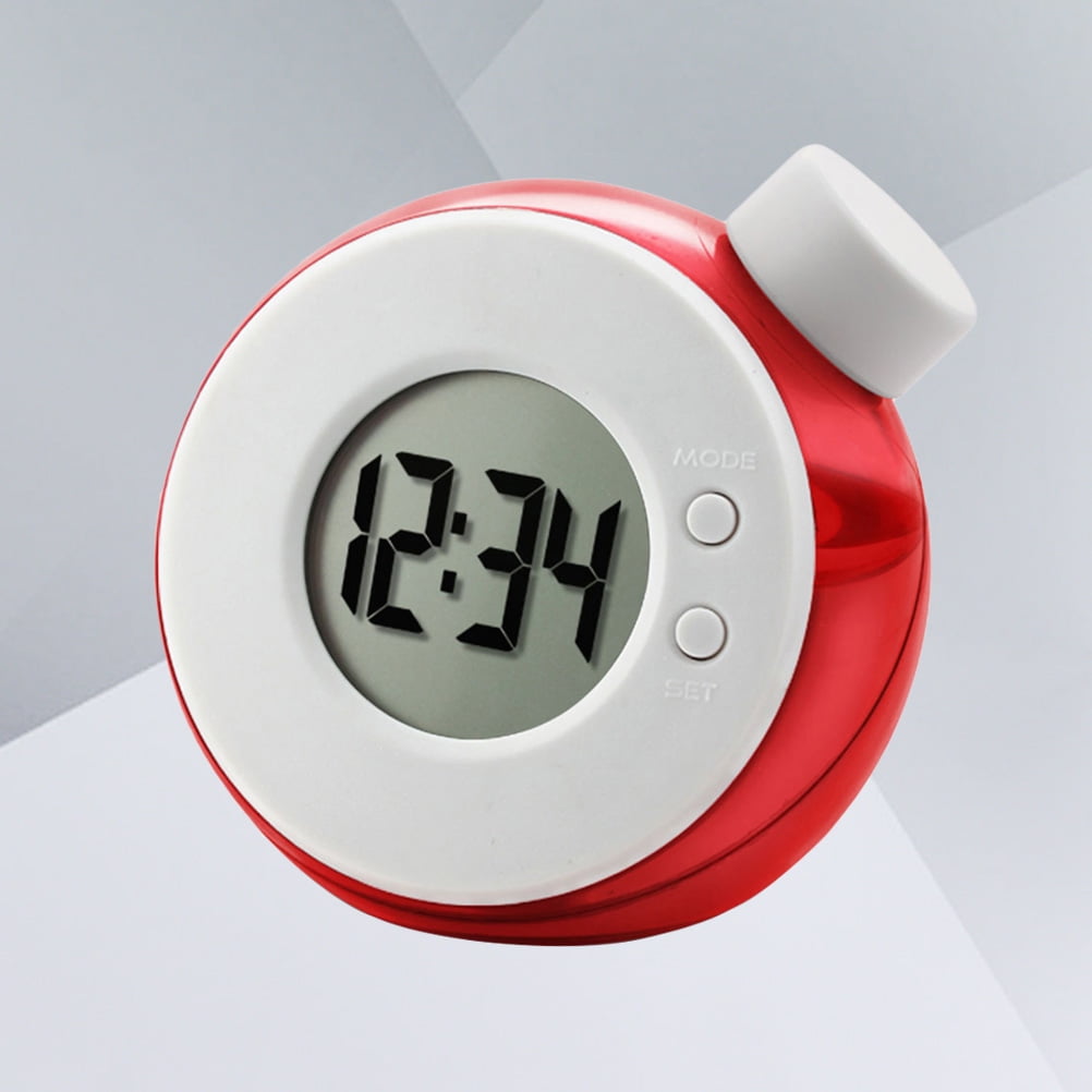SASABAXI Water Energy Clock Red Plastic 1Set 3.5x3.2x3.0in - Walmart.com