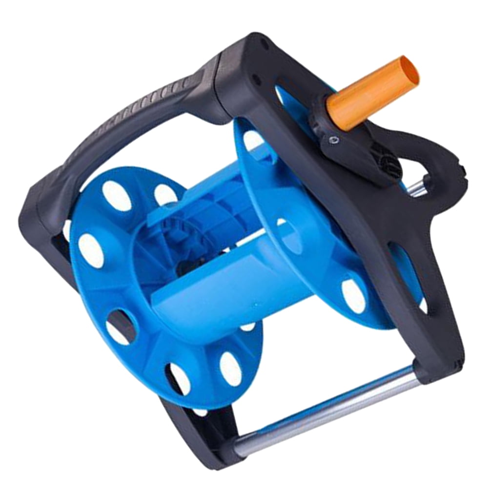 WEAVILUX Steel Hose Reel Bracket for Garden Hose Storage, Compact and ...