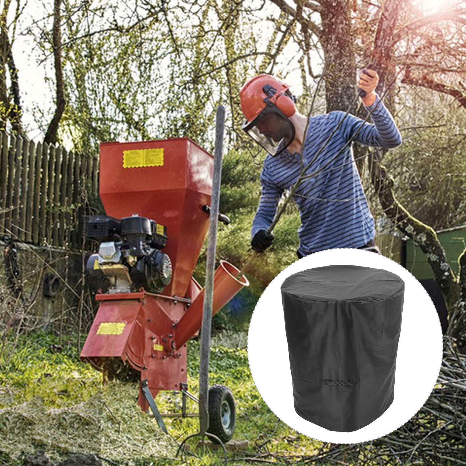 OUNONA Waterproof Electric Wood Mulcher Cover For Outdoor Protection Of ...