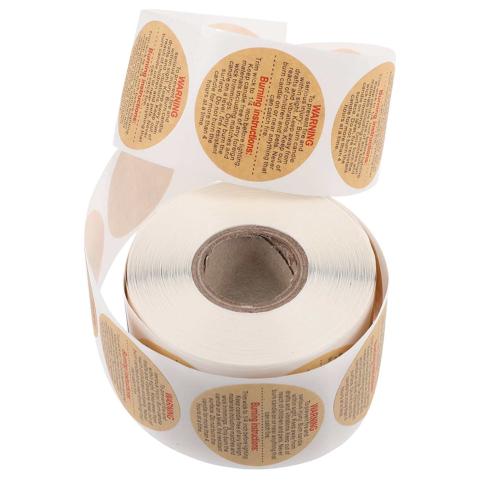 OUNONA Wax Melting Sticker Candle Jar Safety Decal System Fire ...