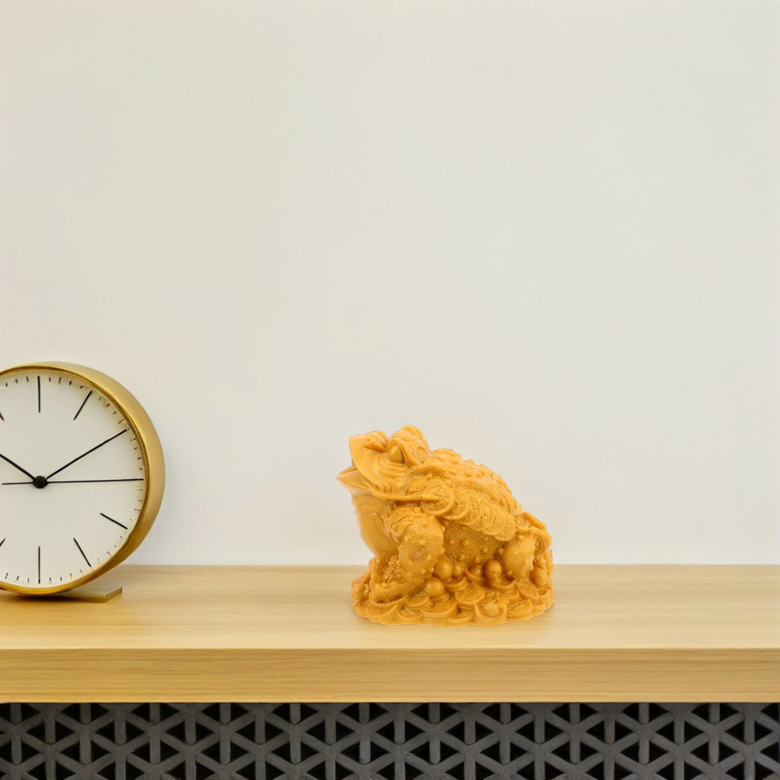 OUNONA Wealth Toad Water Fountain Scupper Spouting Frog Statue For Home ...