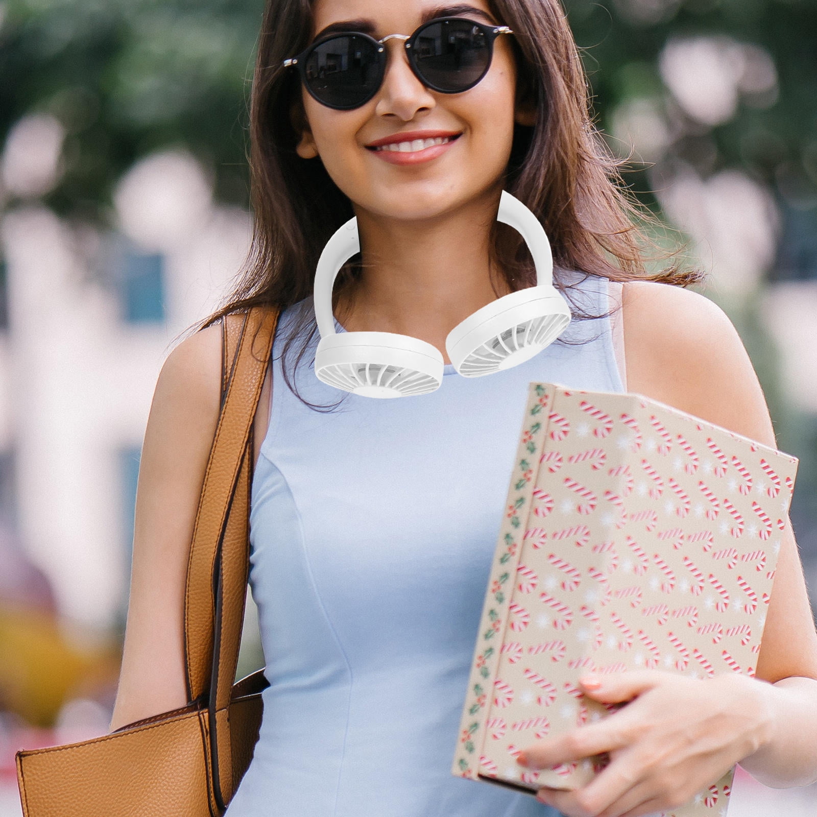 IFANLANDOR Wearable Neckband Fan with Powerful Airflow for Personal ...