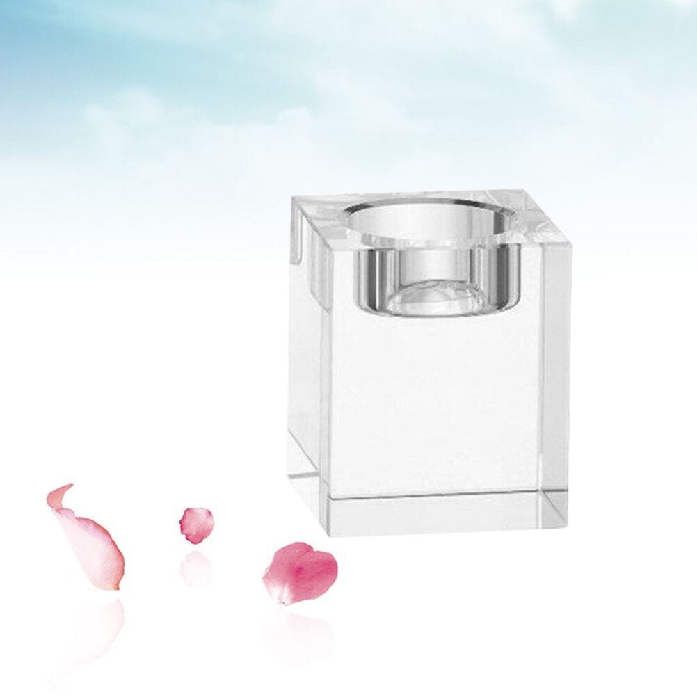 OUNONA Wedding Votive Candle Holders Candles Crystal Tealight ...