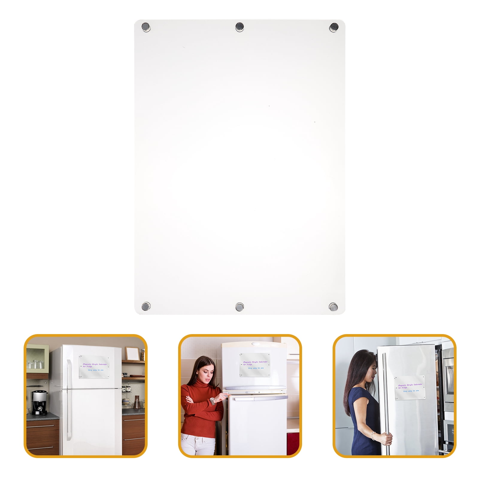 OUNONA Weekly Schedule Planner Erasable White Blank Board List Planning ...