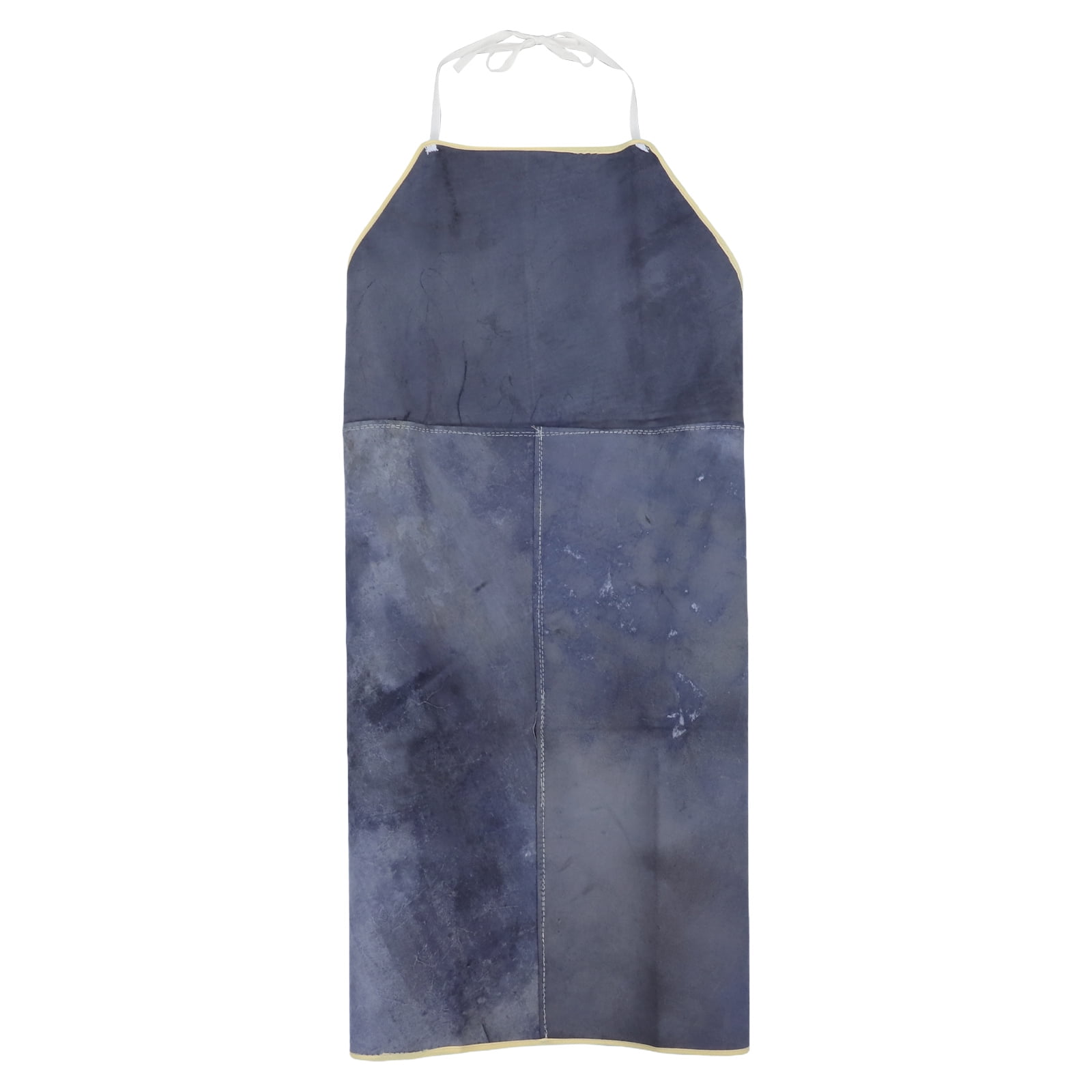 OUNONA Dark Blue Cowhide Welding Apron with Fireproof Protection for ...