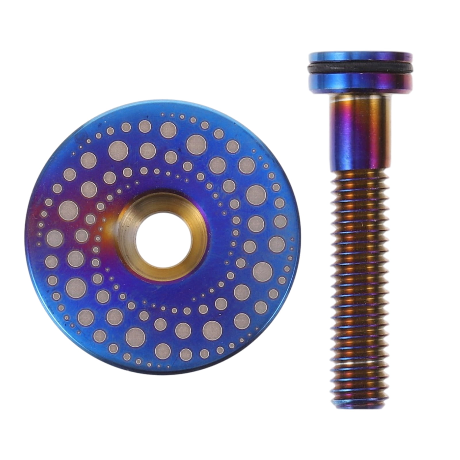 Worgeous Practical Bike Front Fork Stem Cover Tc4 Titanium Alloy 1 Set - Walmart.com