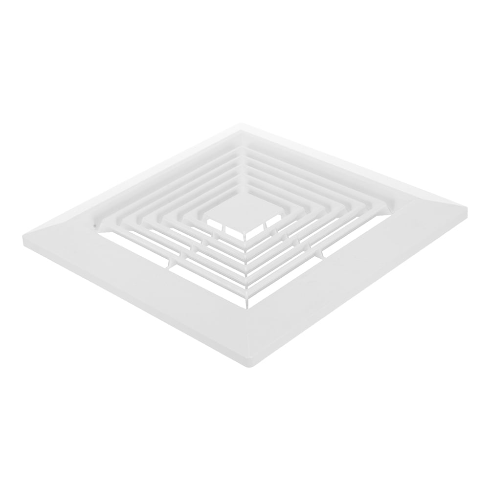OUNONA White Plastic Bathroom Ceiling Vent Cover with Spring-Loaded ...
