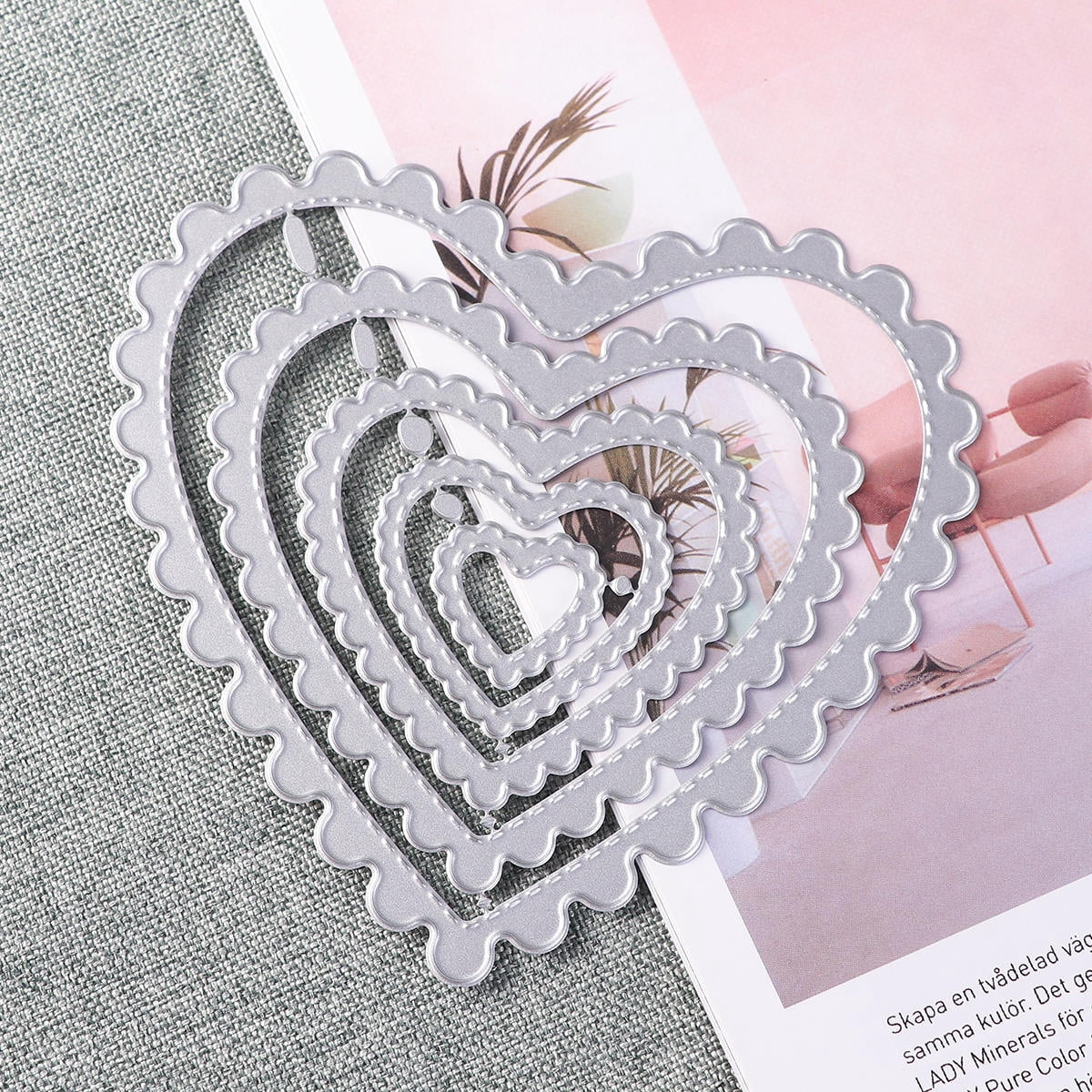 OUNONA White Carbon Steel Cutting Dies for Embossing Perfect for DIY ...