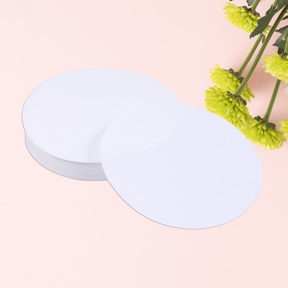OUNONA White Filter Paper Discs Medium Flow Rate for Lab Use ...