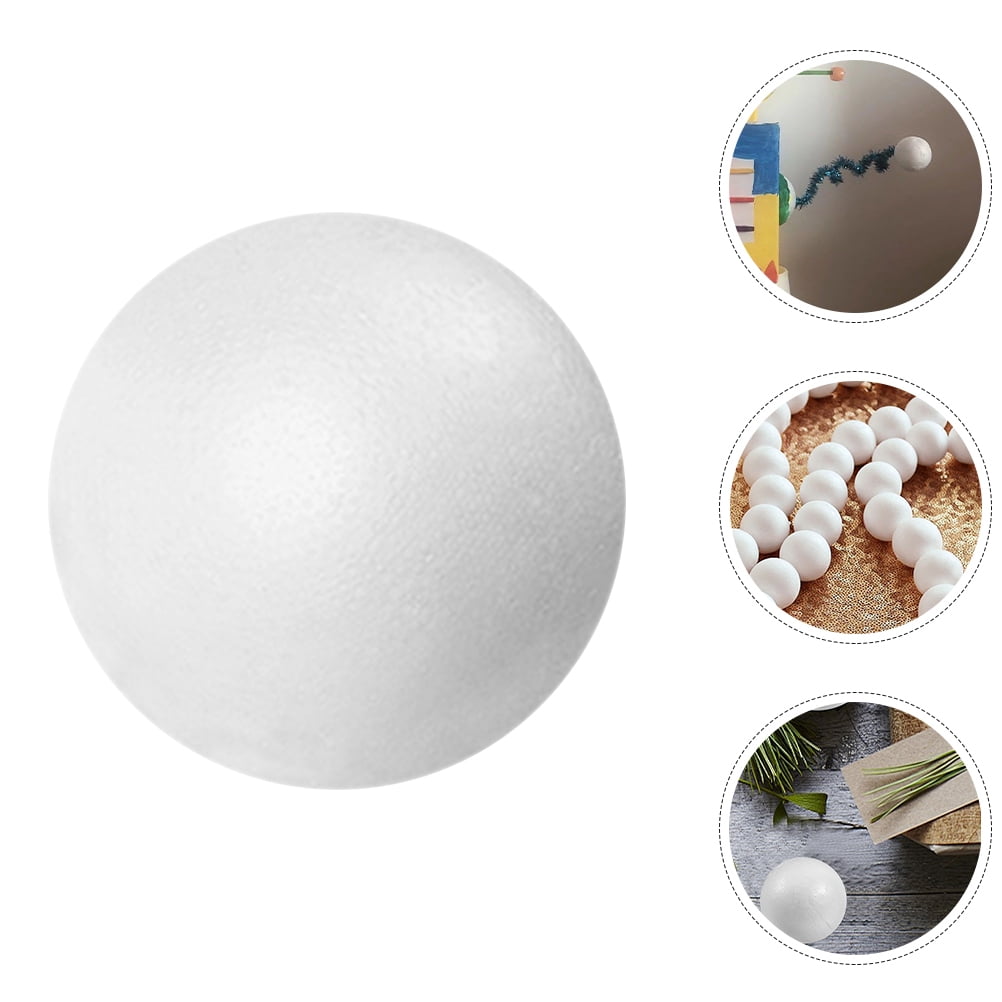OUNONA White Foam Balls for Creative DIY and Party Decoration Safe and ...