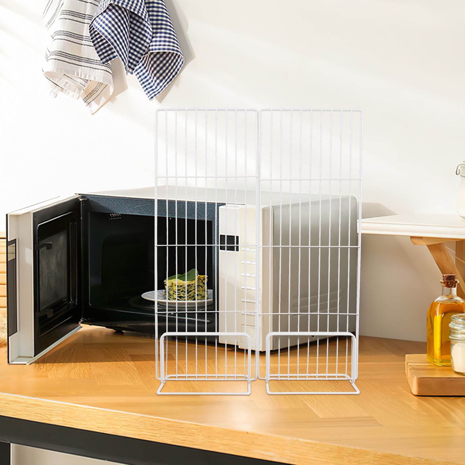 OUNONA White Metal Freezer Divider Organizer for Chest and Deep ...
