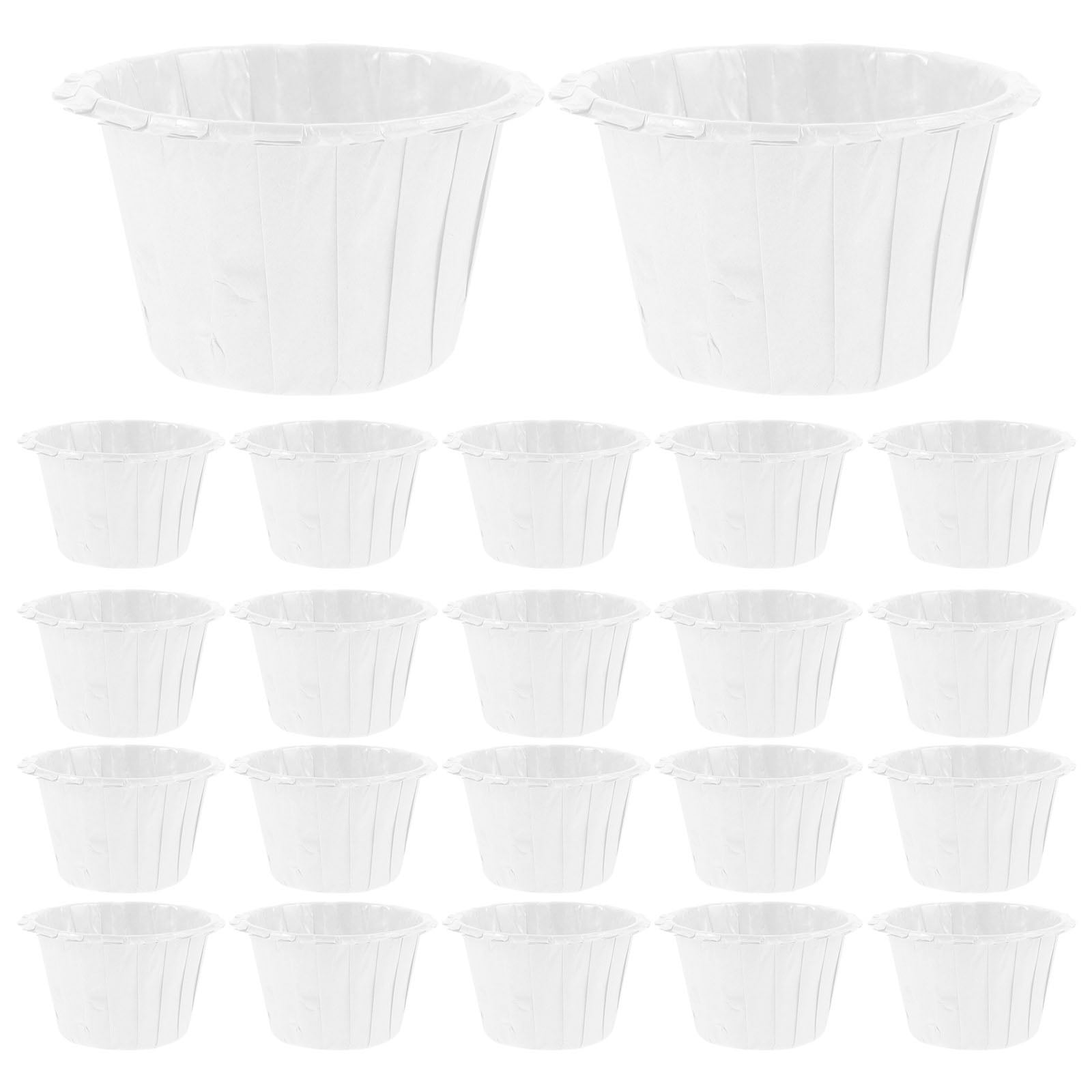 OUNONA White Paper Baking Cups for Cake Baking Use Great for Wedding ...