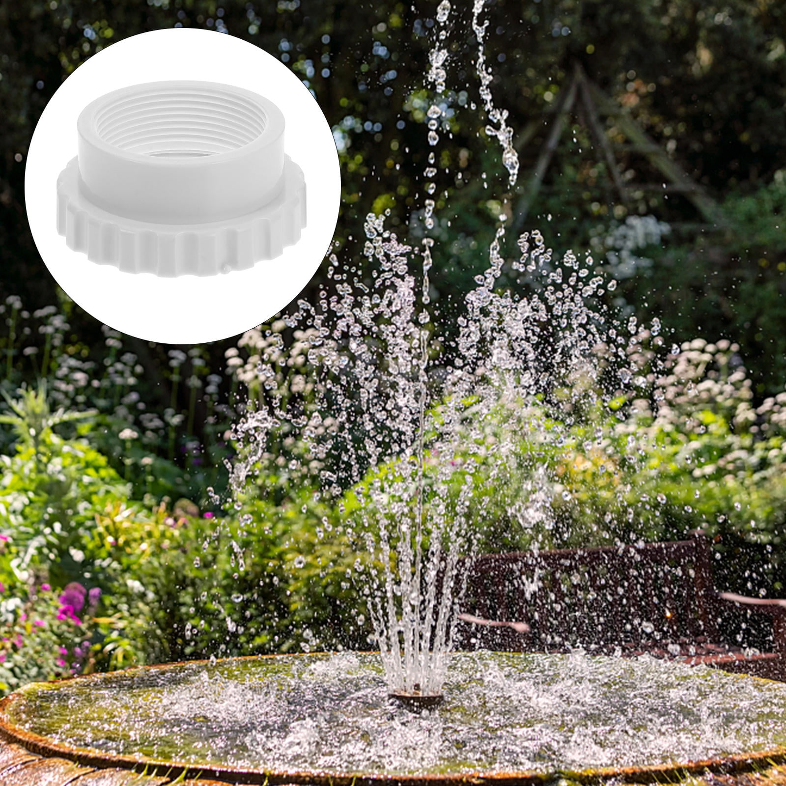 OUNONA White Plastic Hose Adapter Kit for Pipe Versatile Connector ...