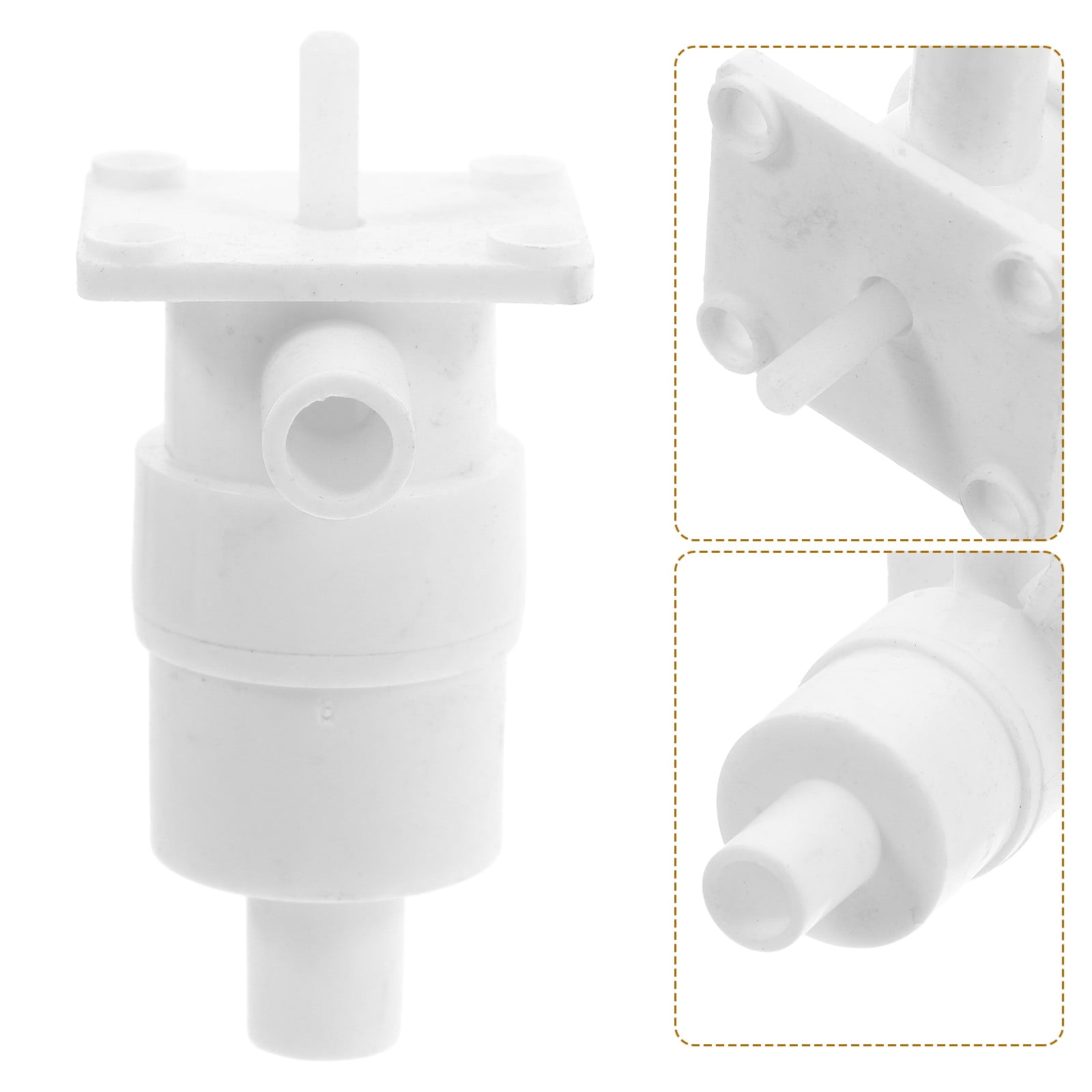 OUNONA White Plastic Water Dispenser Replacement Spigot with Builtin ...