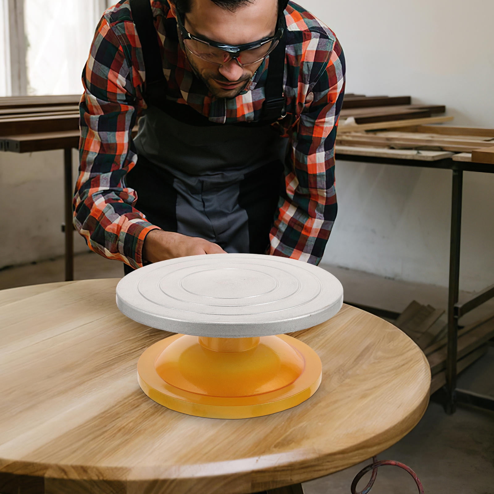 WEAVILUX Weavilux 360 Degree Rotating Pottery Stand for Art Creation ...