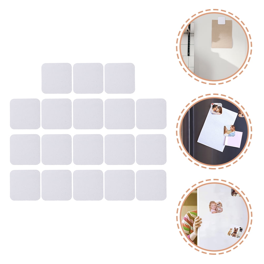 OUNONA White Sublimation Magnet Blanks for DIY Home Use with Clear ...