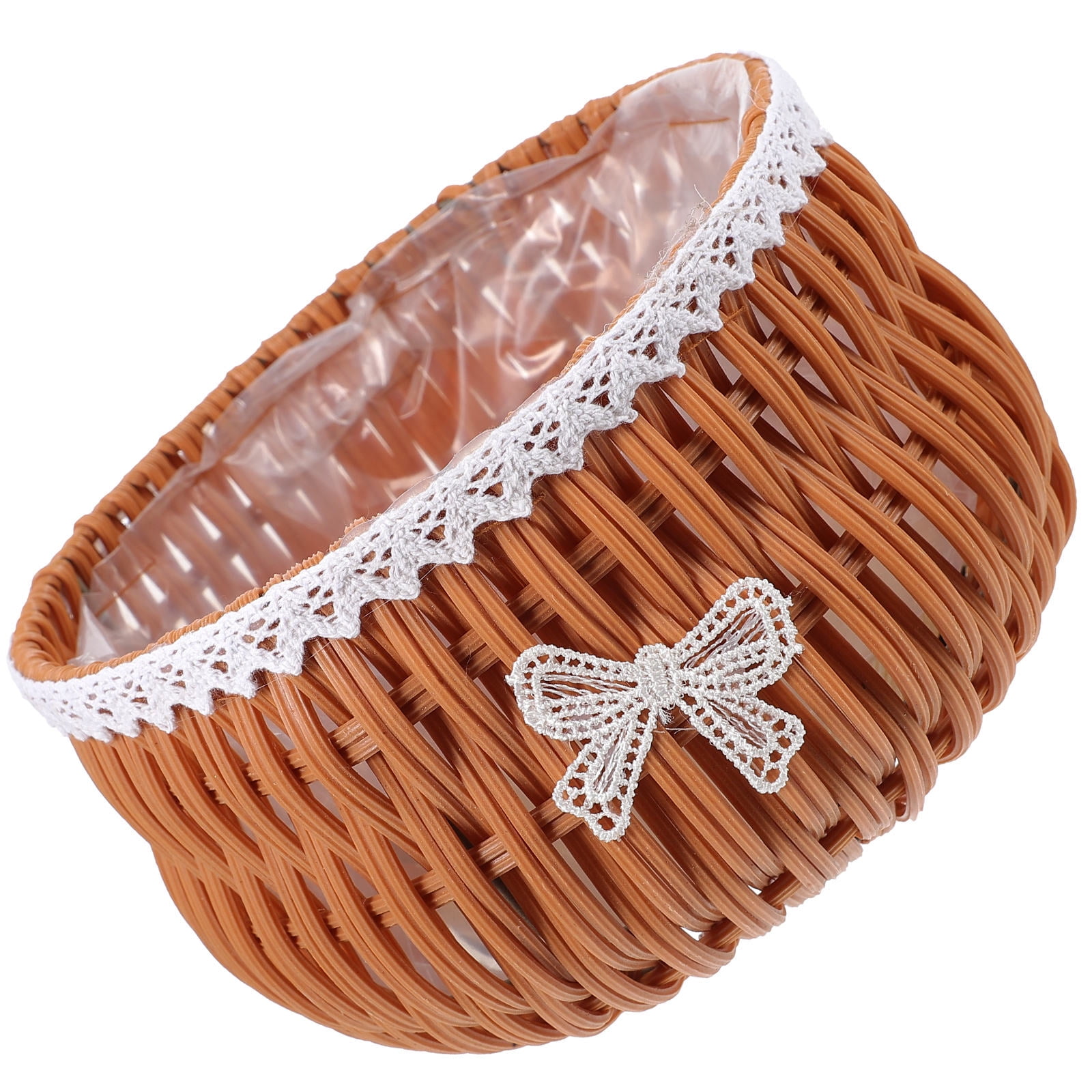 OUNONA Wicker Baskets Woven Practical Storage Unique Design - Walmart.com