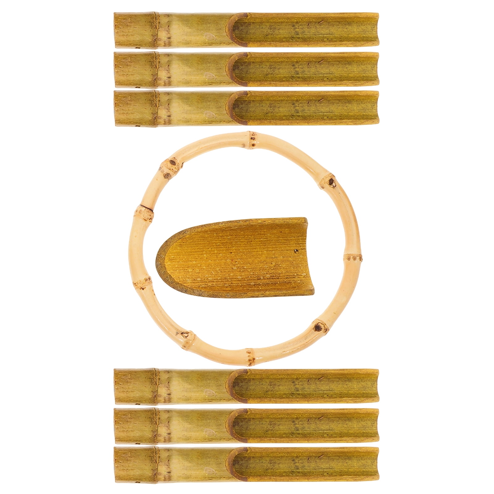 OUNONA Wind Chime Making Kit Dome Chimes Under-hanging Circular Brown ...