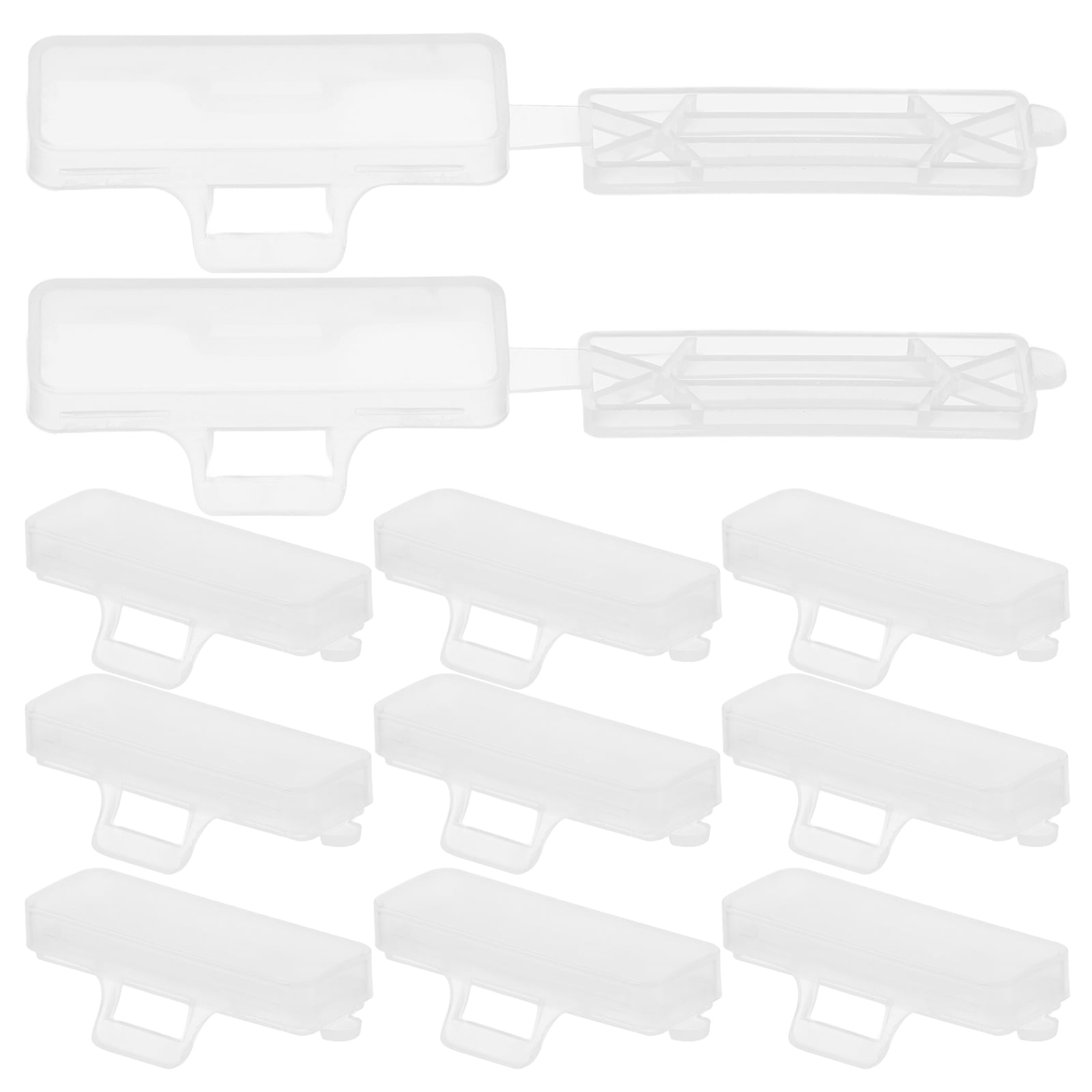 FOLOYORI Label Holder Case Transparent 50Pack For Electrical Wire Tags ...