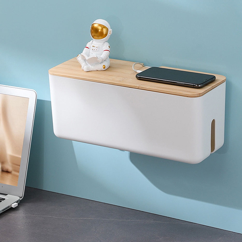 OUNONA Wire Storage Box Organizers Cable Management Case Hider Charging ...