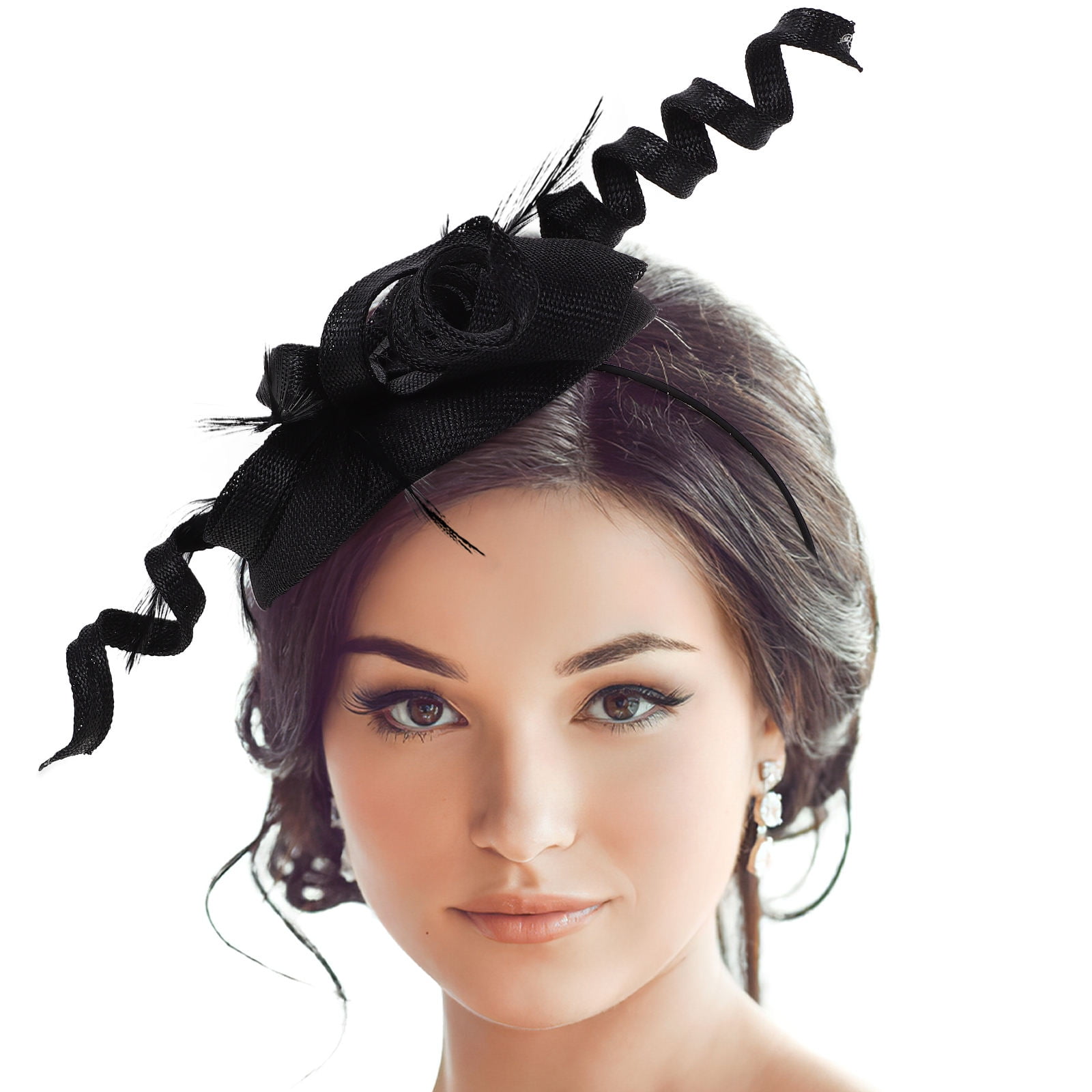 OUNONA Women Fascinator Decorative Fascinator Headpiece Tea Party ...