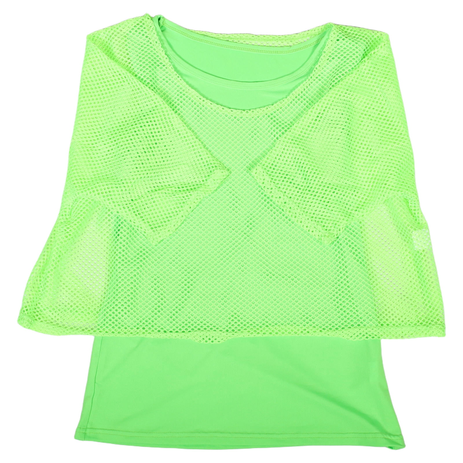 OUNONA Women'S Neon Party Outfits Featuring Fishnet Crop Tops And ...