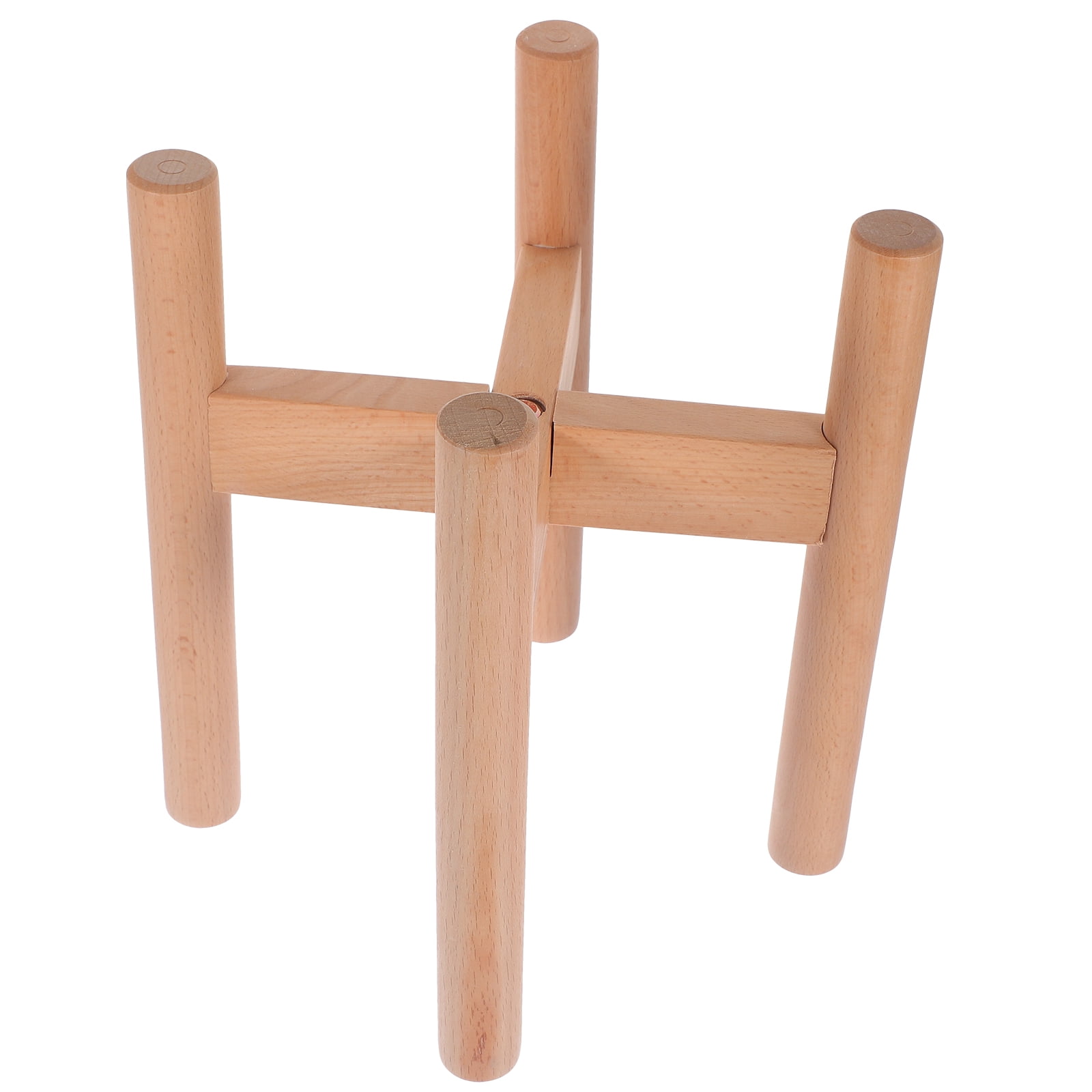 OUNONA Wood Plant Stand Wooden Flowerpot Stand Wood Flower Pot Stand ...