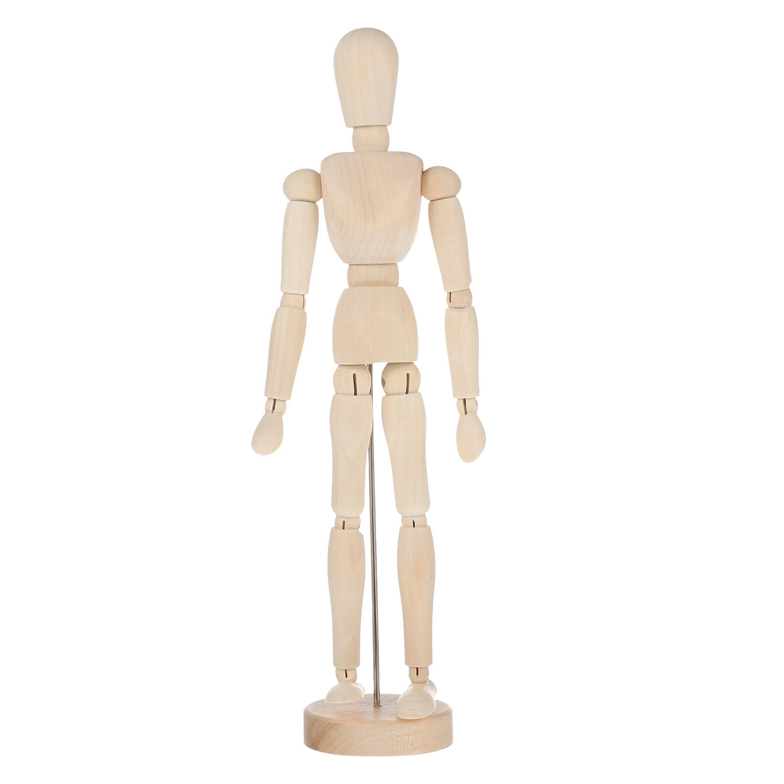 OUNONA Wooden Air Plant Holder Joint Puppet Desktop Decoration Beige ...