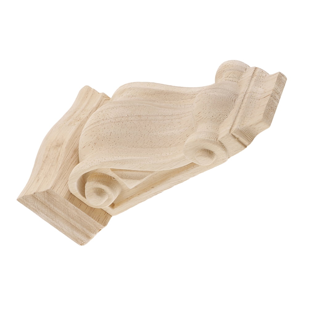 OUNONA Wooden Corbels Decoration Decorative Wood Carved Corbels ...
