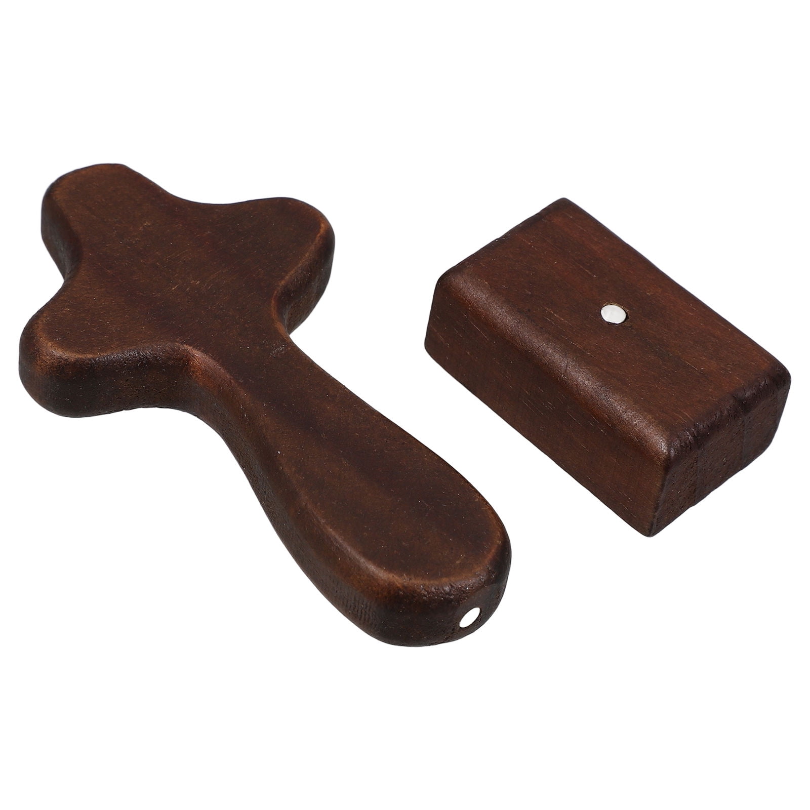 OUNONA Wooden Cross With Magnetic Base Hand Held Wood Prayer Cross Wood ...