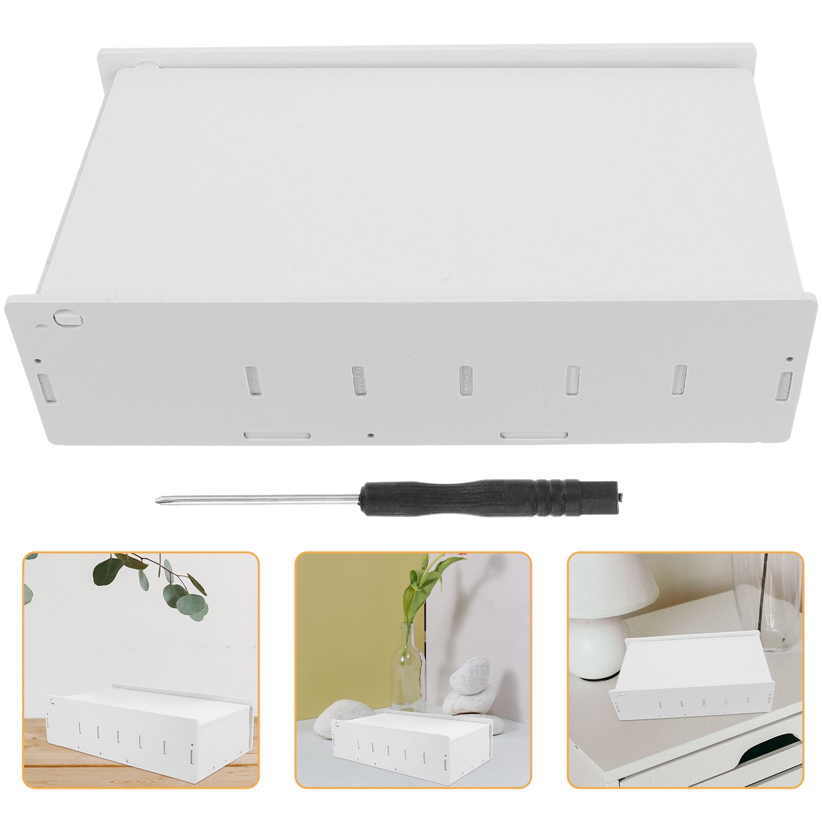 OUNONA Wooden Desktop Money Organizer with Multiple Compartments for ...