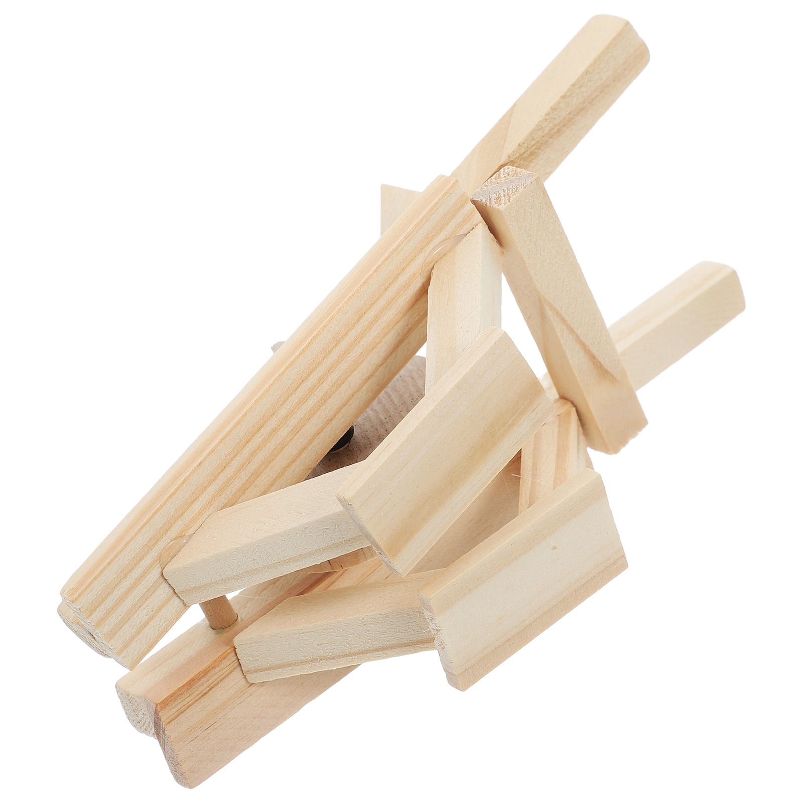 OUNONA Wooden Wheelbarrow Toy for Kids STEM Science Experiment Kit ...