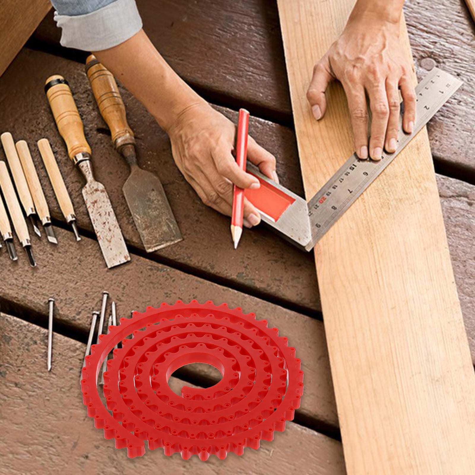 OUNONA Woodworking Profiling Strip 78 Inch Flexible Curve Template ...