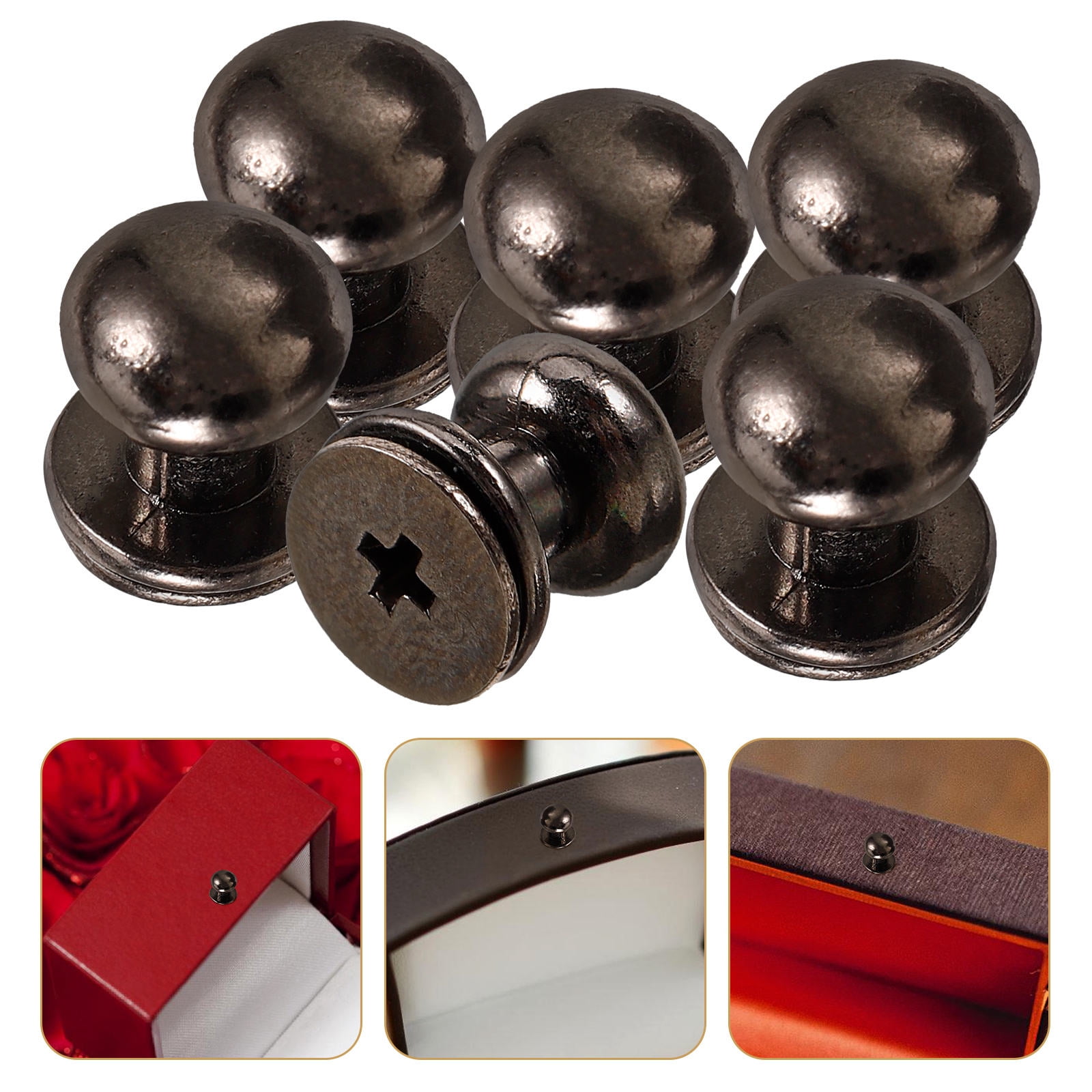 OUNONA Worgeous 50pcs Mini Knobs for Small Gift Boxes Jewelry Boxes and ...