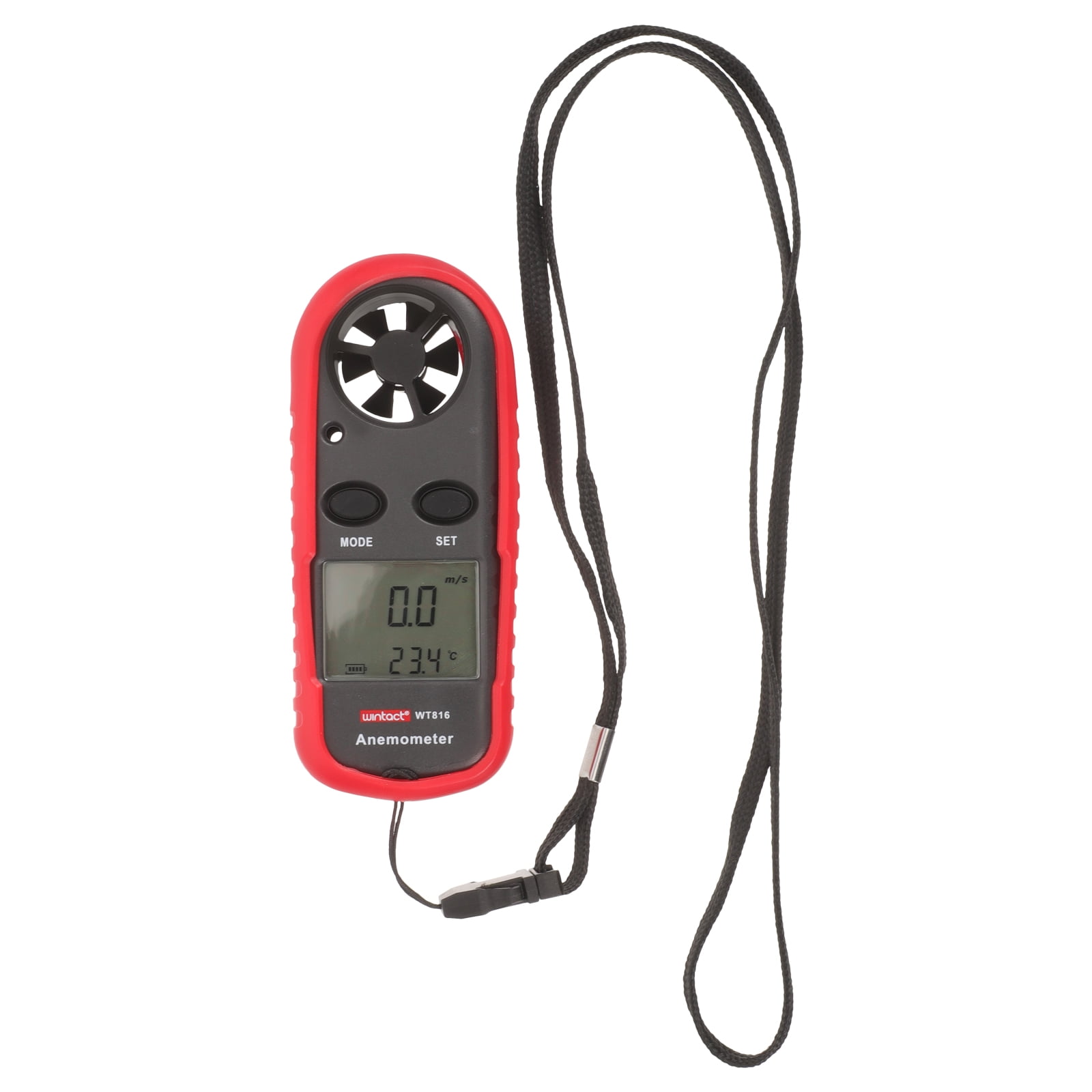OUNONA Wt816 Mini Portable Digital Anemometer Wind Speed and ...