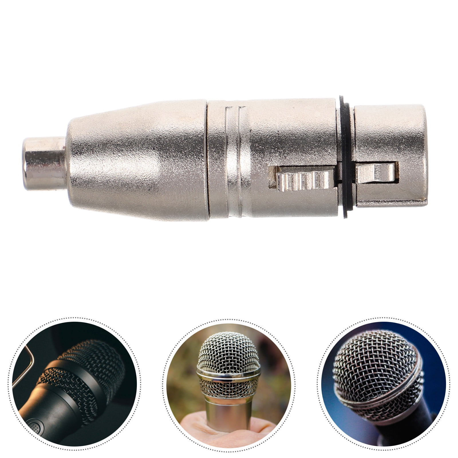 OUNONA Xlr To Rca Female Adapter Mic Female Plug Gender Changer Xlr To ...