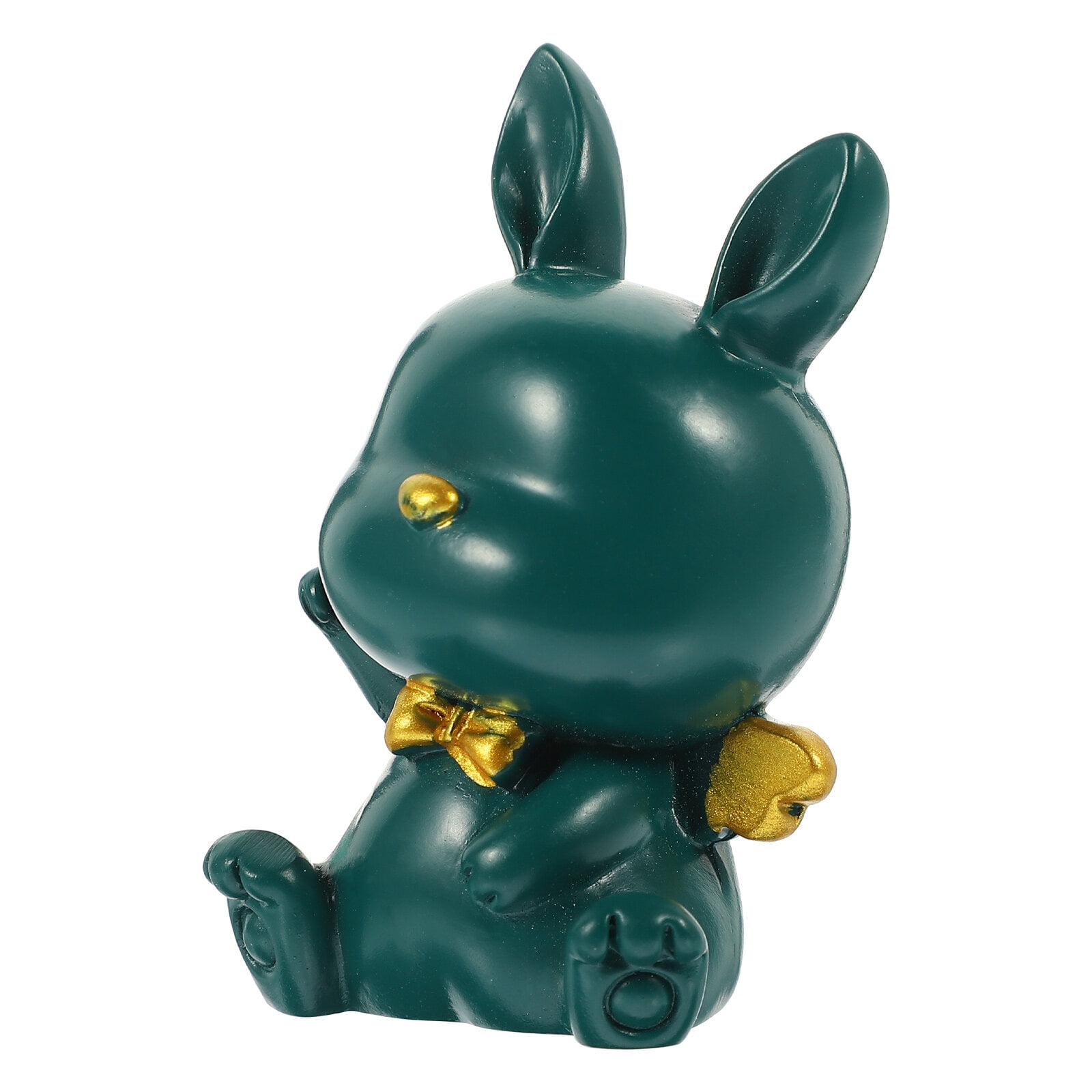 LABELEPH Decorative Rabbit Statues Resin Micro Landscaping Desktop ...