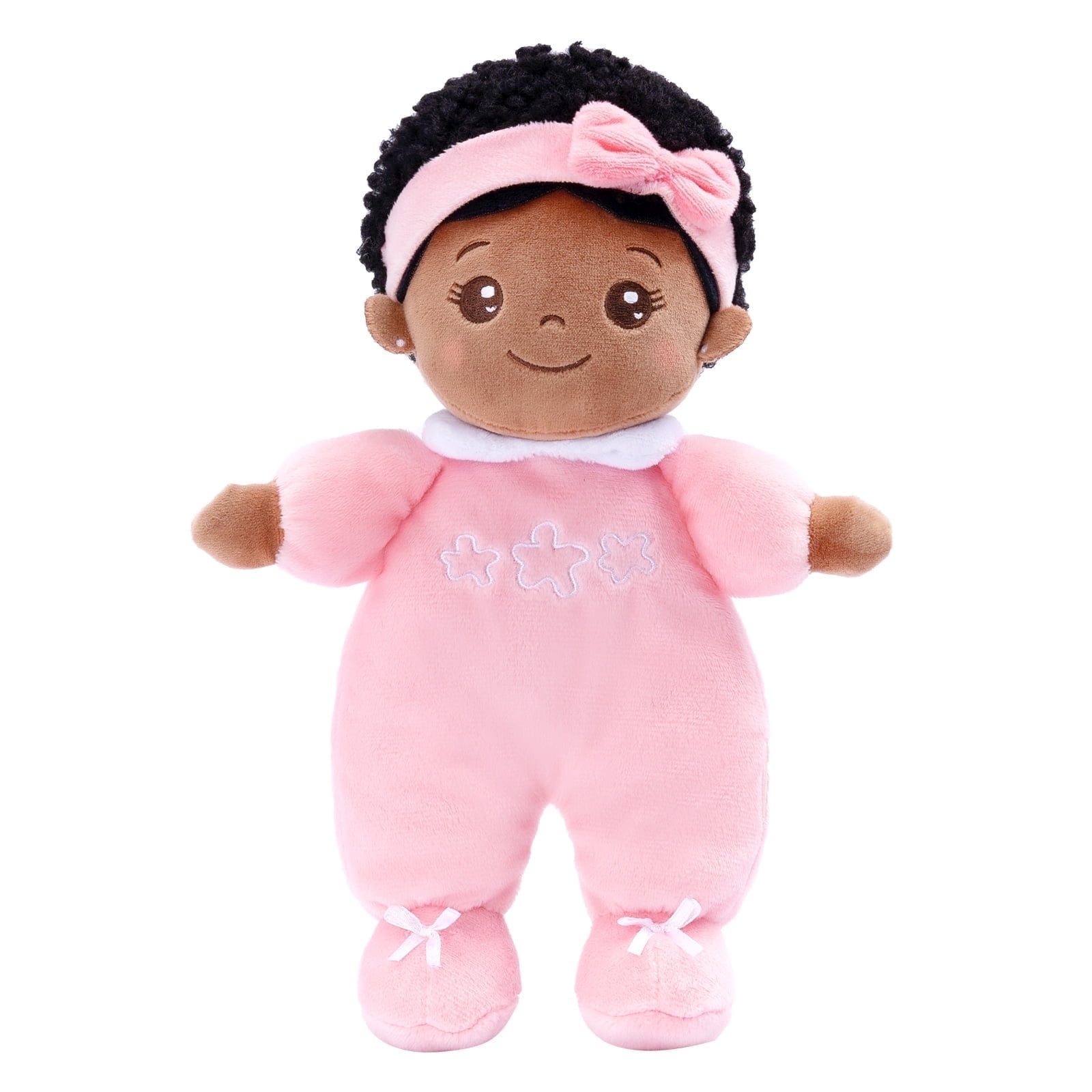 "OUOZZZ 10"" Soft Baby Doll, African American Learning Toy, Gift for 1 ...
