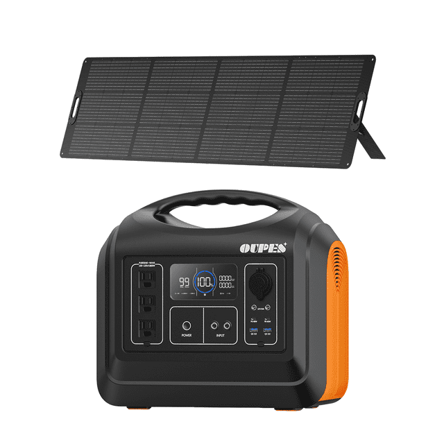 OUPES 1800W Solar Generator with 240W Panels Included, 1488Wh Portable ...
